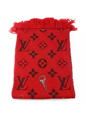 LOUIS VUITTON Monogram-pattern Scarf