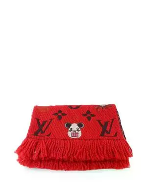 LOUIS VUITTON Monogram-pattern Scarf