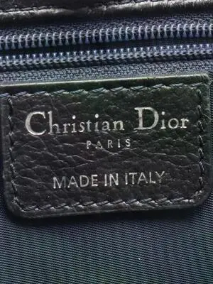 Dior Diorissimo Trotter Denim Flight Handle Bag - Blue