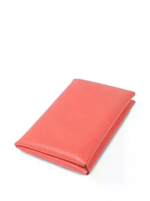 Hermès Calvi Card Case - Orange