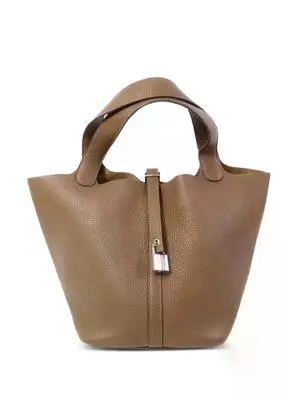 Hermès Picotin 2022 Mm Clemence-leather Tote Bag - Brown