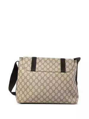 Gucci Gg Supreme Buckle Shoulder Bag