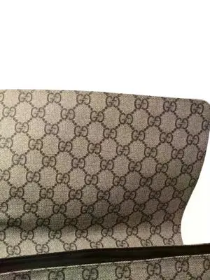 Gucci Gg Supreme Buckle Shoulder Bag