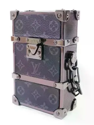 LOUIS VUITTON Monogram Eclipse Trunk Box Shoulder Bag