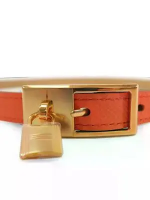 Hermès Lucky 15 Padlock Leather Belt