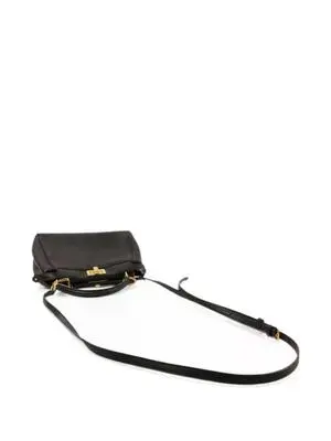Fendi Mini Peekaboo Tote Bag - Black