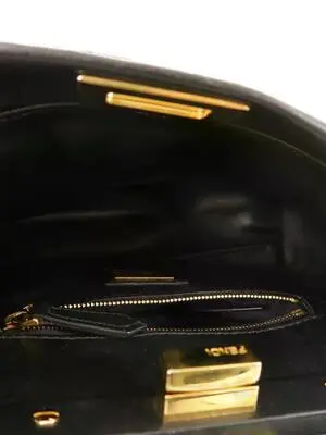 Fendi Mini Peekaboo Tote Bag - Black