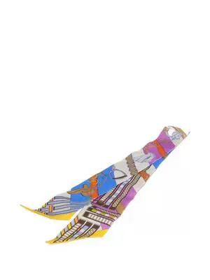 Hermès Twilly Equestrian-print Scarf
