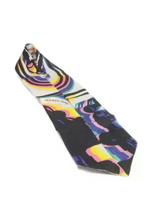 Hermès Printed Silk Scarf