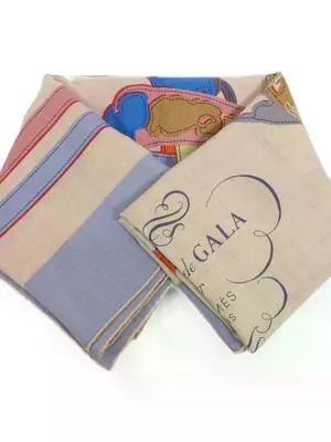 Hermès Applique Pique Shawl