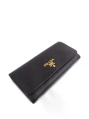 Prada Leather Wallet - Black