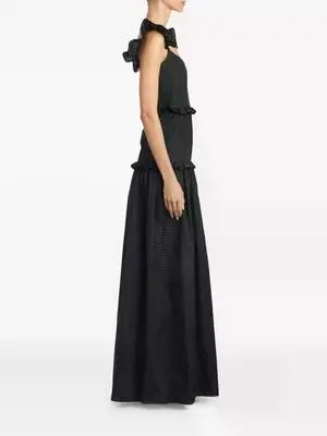 MARKARIAN Alanna Ruffle-tiered Maxi Dress