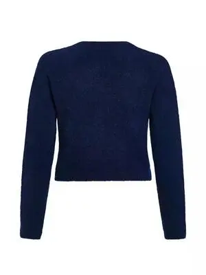 MARKARIAN Romy Floral Patch Cashmere Sweater
