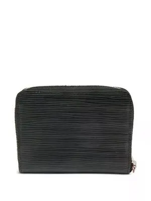 LOUIS VUITTON 2014 Zippy Epi-leather Wallet - Black