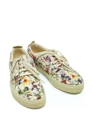 Gucci Floral Print Sneakers