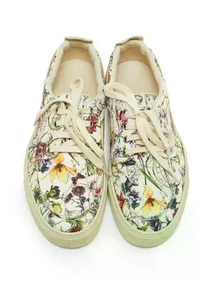 Gucci Floral Print Sneakers