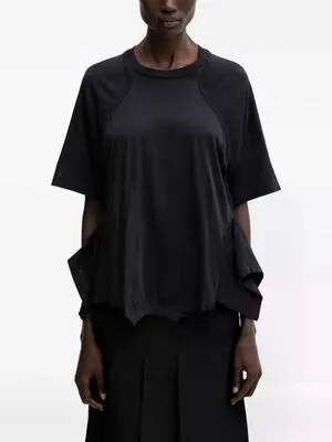 Undercover Panelled Raw-edge T-shirt