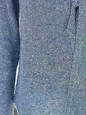 KANGRA Sequin Embellished Asymmetrical Cardigan