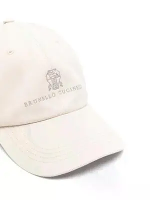 Brunello Cucinelli Logo Embroidered Cap