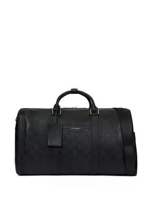 Karl Lagerfeld K/loom Leather Duffle Bag - Black