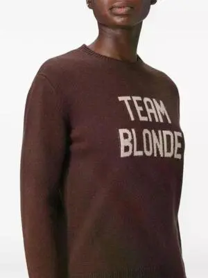 MC2 SAINT BARTH New Queen Slogan-intarsia Sweater