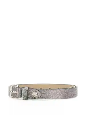 GIANNI CHIARINI GIANNI CHIARINI Metallic Effect Belt Silver