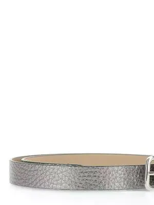 GIANNI CHIARINI Metallic Effect Belt - Silver