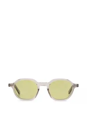 L.g.r Algiers Geometric Frame Sunglasses - Neutrals