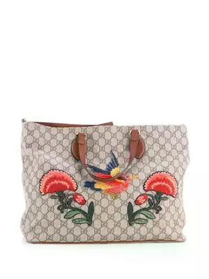 Gucci Convertible Soft Gg Coated Canvas Tote Bag