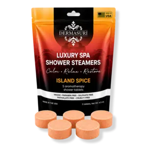 DERMASURI Island Spice Shower Steamers Aromatherapy Tablets - One-color
