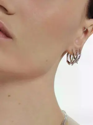 Kismet By Milka 14 White-gold Intersection Single Earring