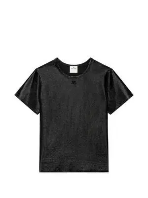 COURREGES Logo Patch T-shirt - Black