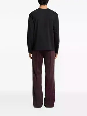 COURREGES Logo-print Long-sleeved T-shirt