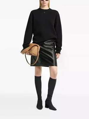 COURREGES Embroidered Crewneck Sweater