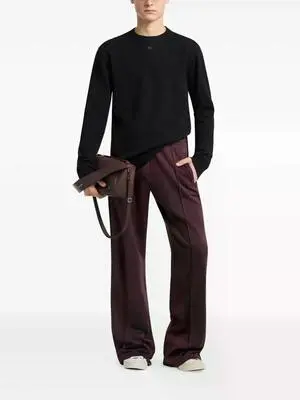 COURREGES Embroidered Crewneck Sweater
