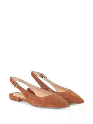 Ralph Lauren Pointed-toe Slingback Ballet Flats