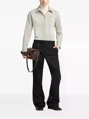 COURREGES Striped Poplin Shirt