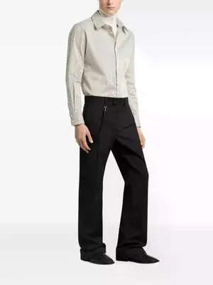 COURREGES Striped Poplin Shirt