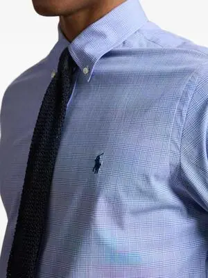 Polo Ralph Lauren Checked-pattern Logo-embroidered Shirt