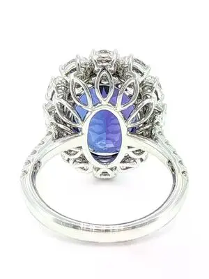 HYT JEWELRY Oval Tanzanite And Diamond Ring