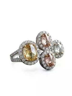 HYT JEWELRY 20.9 Carat Diamond Cocktail Ring In 18k Gold