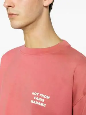 Drole De Monsieur Long-sleeves T-shirt - Pink