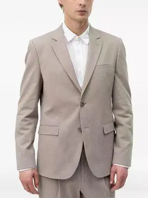 Hugo Seersucker Single-breasted Jacket