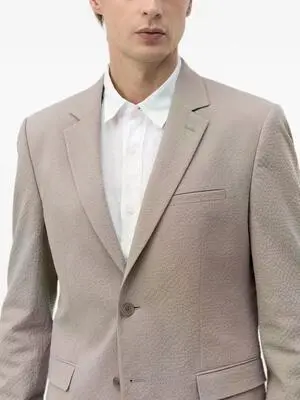 Hugo Seersucker Single-breasted Jacket