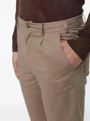 BROOKSFIELD Pleat-detail Chino Trousers
