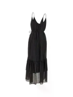 Liu Jo Muslin Maxi Dress With Ruffles