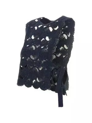 KANGRA Cornely Embroidered Sleeveless Top