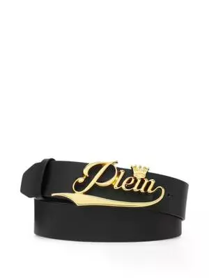 Philipp Plein King Plein Leather Belt