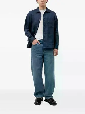 BOSS Button-up Patch-pocket Jacket - Blue
