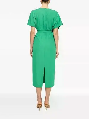 NISSA Belted Midi Dress